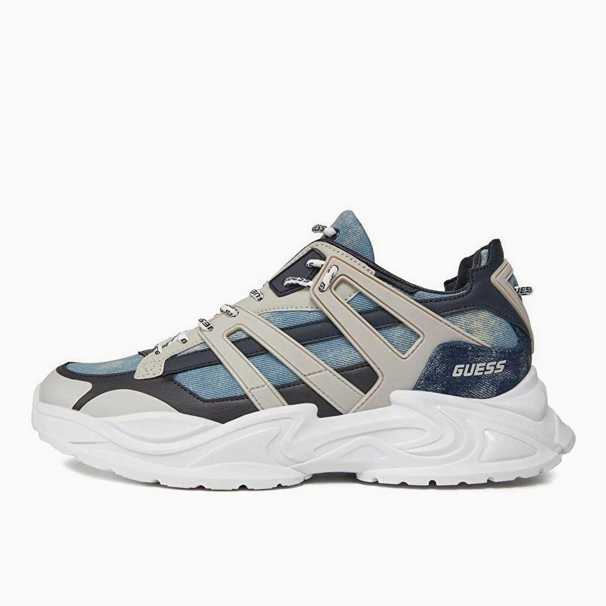 Guess Belluno Runner Sneakers Blue White – ECANTA