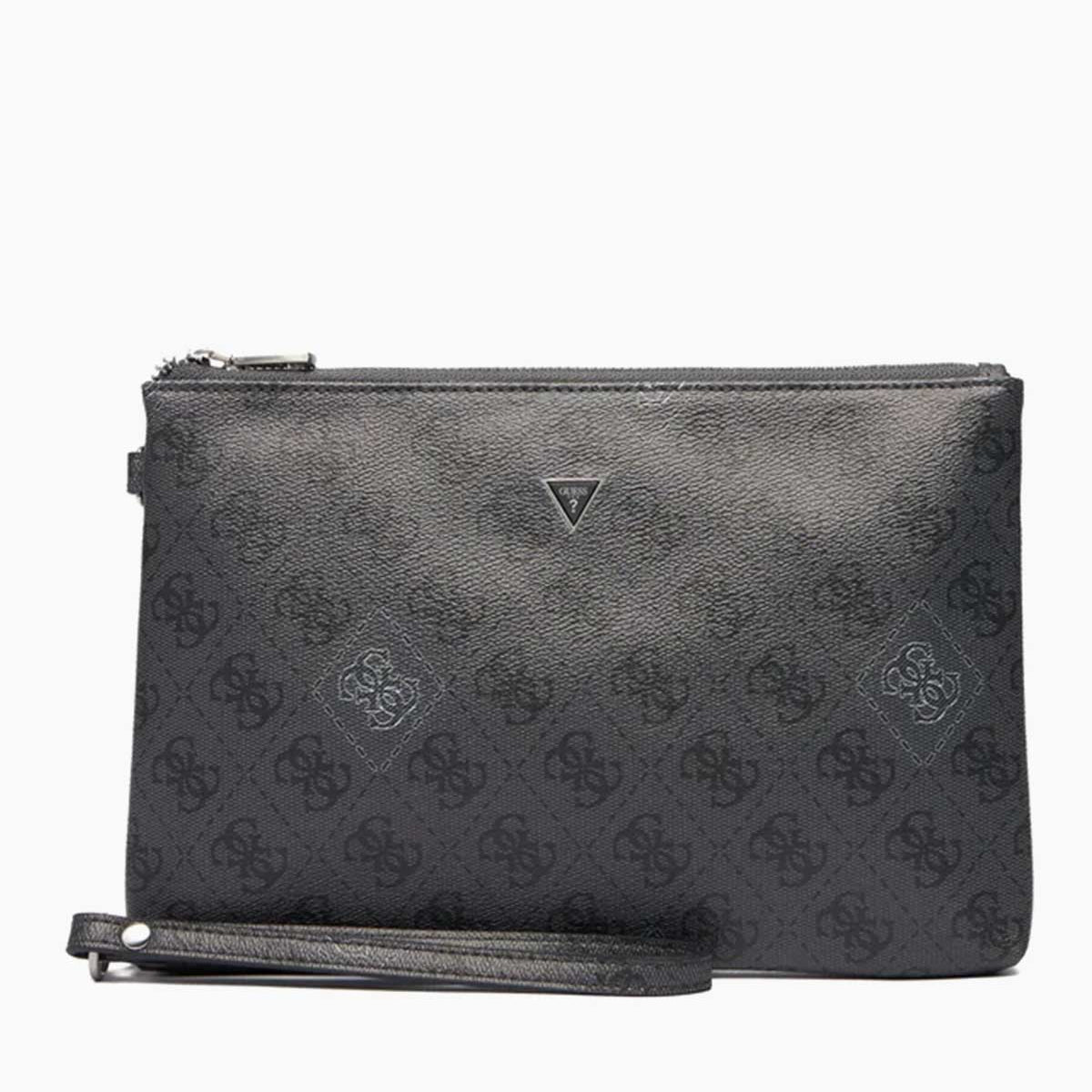 Guess Bath Milano Erkek Makyaj Torbası Çantası Black/White – ECANTA