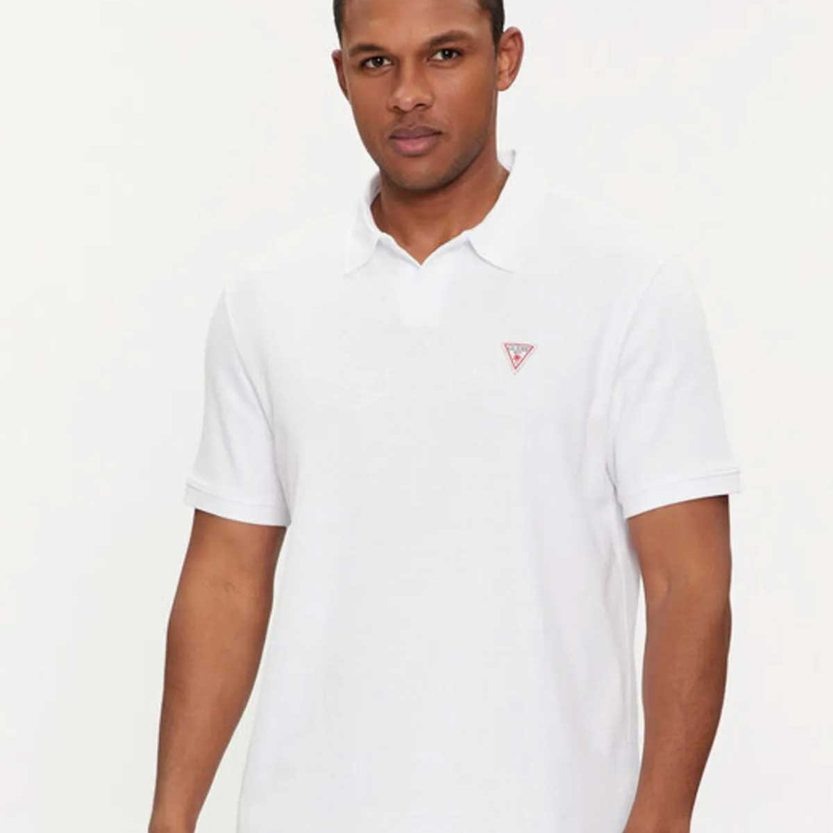 Guess Design Mesh Polo Yaka Tshirt – ECANTA
